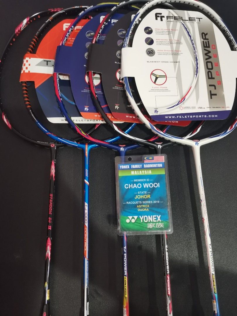 Badminton racket felet, Sports Equipment, Sports & Games, Racket & Ball ...
