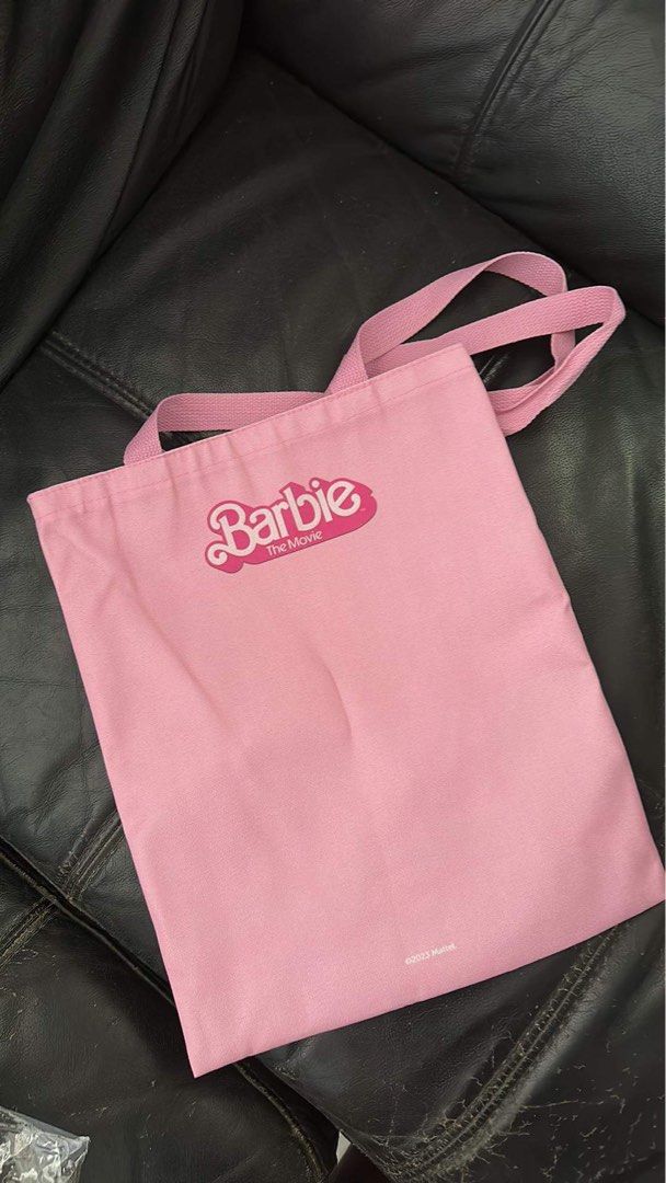 Barbie doll authentic umbrella and recycle bag, Hobbies & Toys ...
