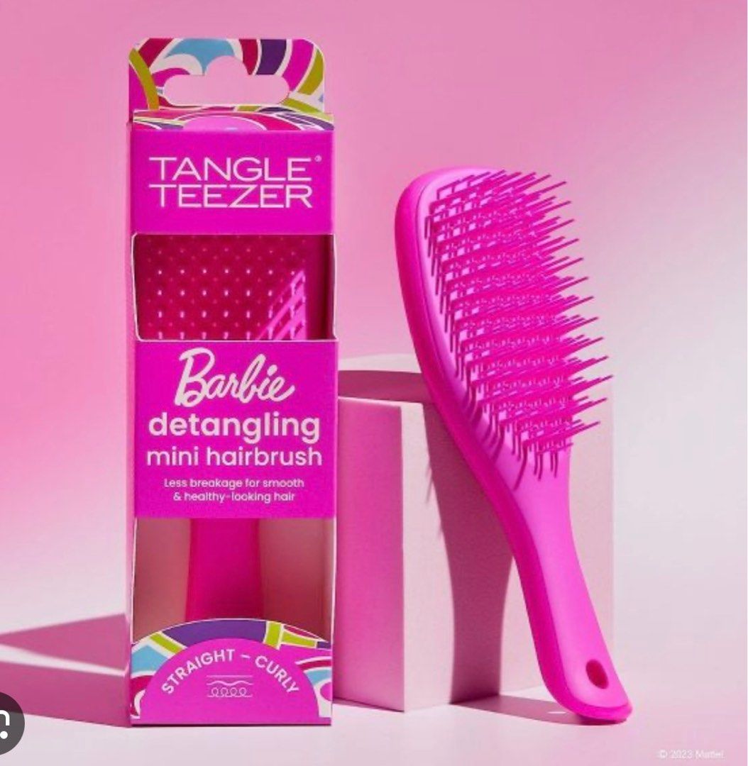 Barbie Tangle Teezer detangling hairbrush, Beauty & Personal Care, Hair ...