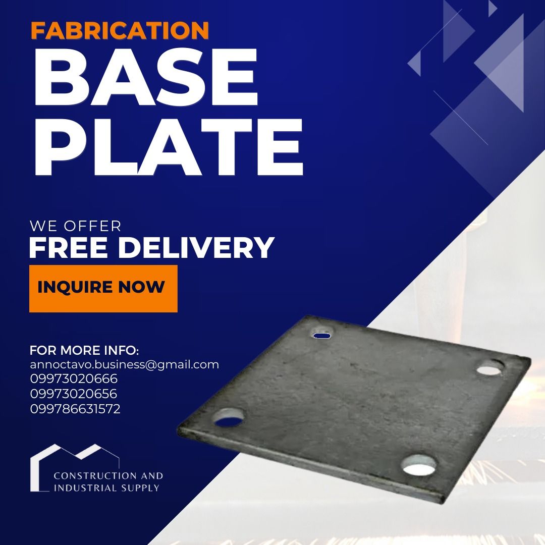 Base plate | Base Plate Fabricate | Metal base plate | Steel Plate ...