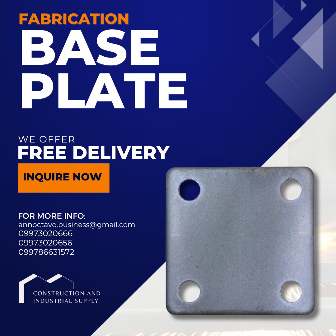 Base plate | Steel base plate | Structural base plate | Anchor Bolt ...