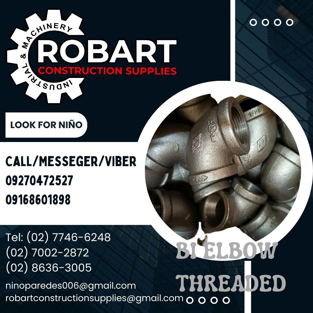 BI ELBOW (THREADED), Commercial & Industrial, Construction Tools ...