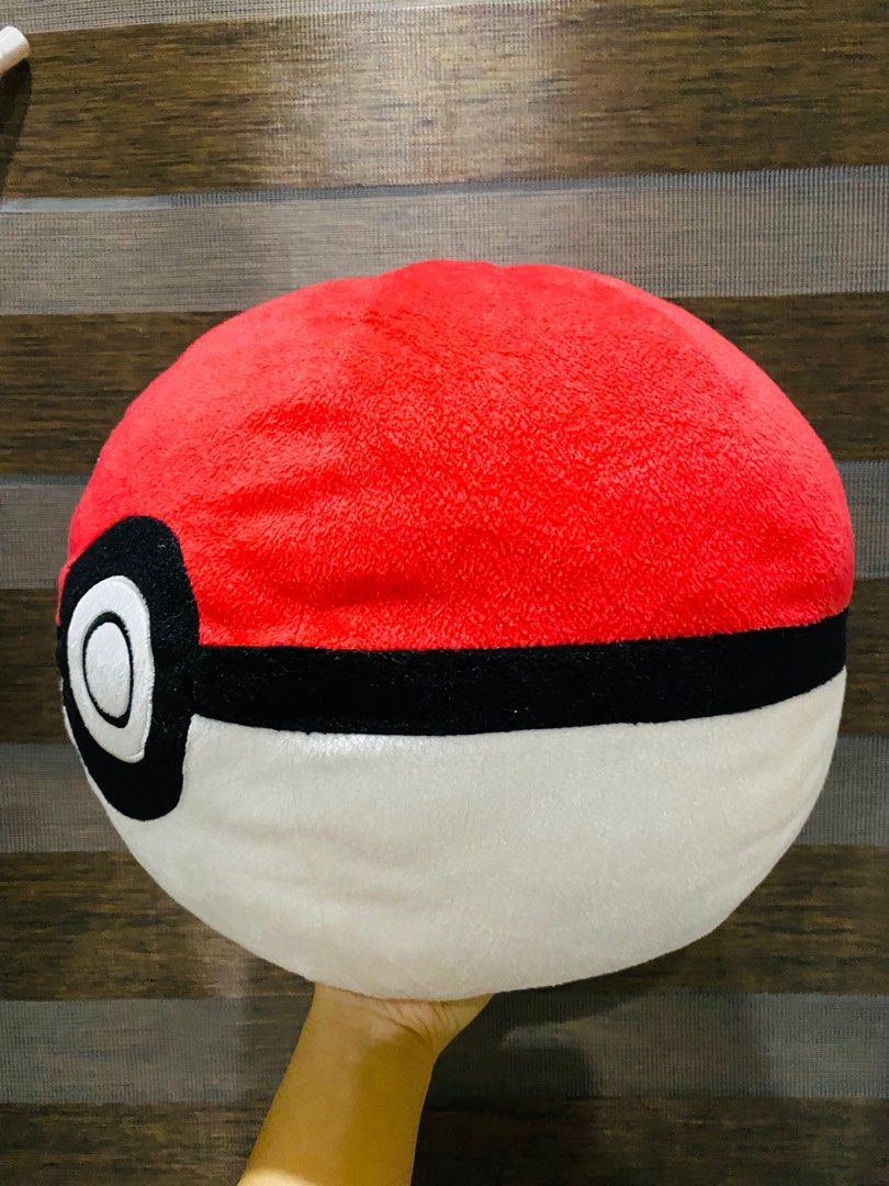 Big size Pokeball plushie, Hobbies & Toys, Toys & Games on Carousell