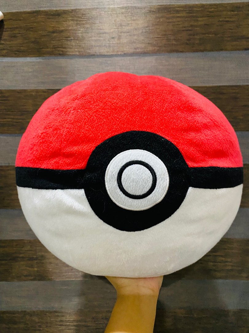 Big size Pokeball plushie, Hobbies & Toys, Toys & Games on Carousell