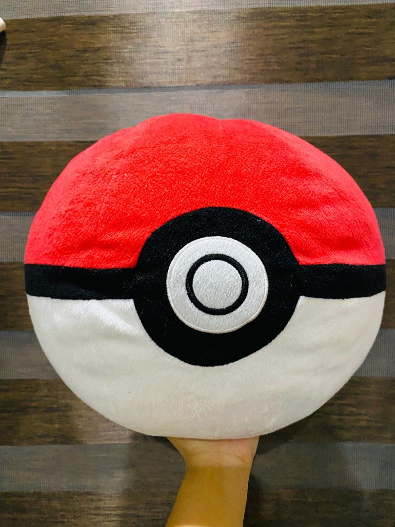 Big size Pokeball plushie, Hobbies & Toys, Toys & Games on Carousell