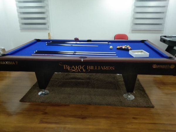 BLAKK BILLIARD TABLE (MAXIMA 7 INSPIRED), Sports Equipment, Sports ...