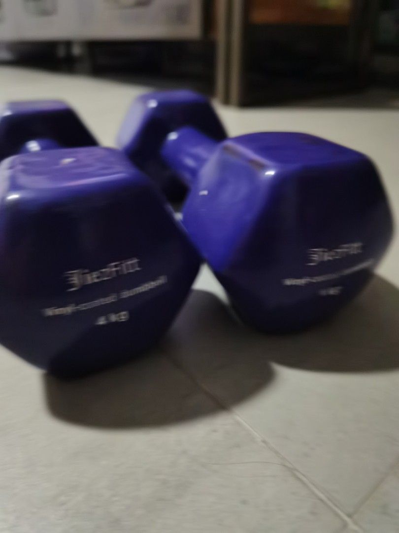 #BLESSINGS 4kg Dumbell, Sports Equipment, Exercise & Fitness, Weights & Dumbbells on Carousell