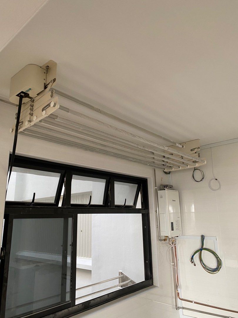 Brand new BTO laundry rack, Furniture & Home Living, Bathroom & Kitchen ...