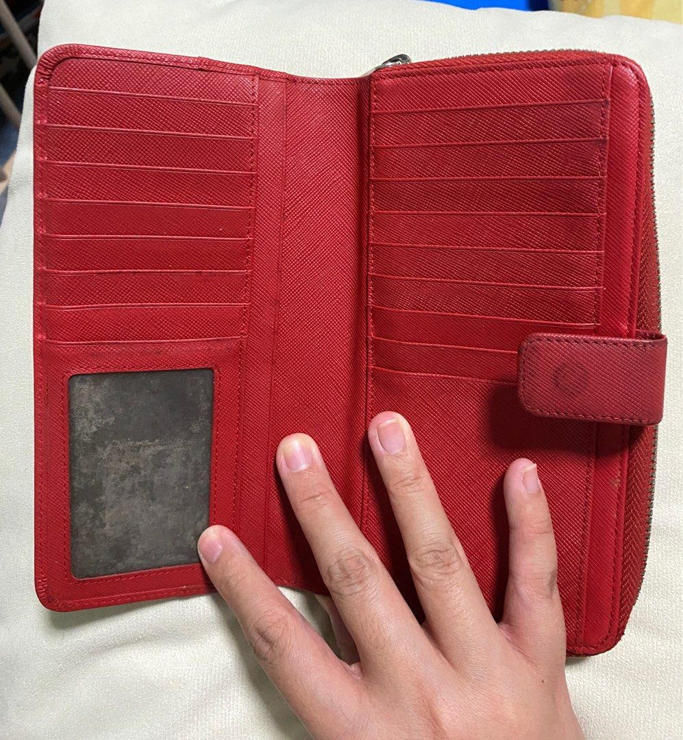 Braun Buffel Red Long Wallet, Women's Fashion, Bags & Wallets, Wallets ...