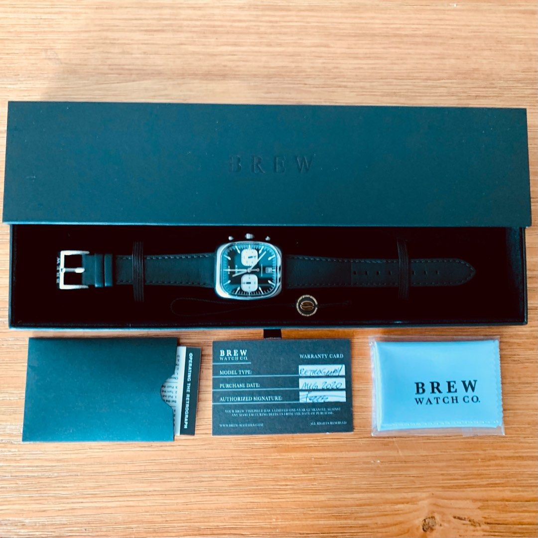 Brew Retrograph Remington Extraction Timer Reverse Panda Chronograph ...