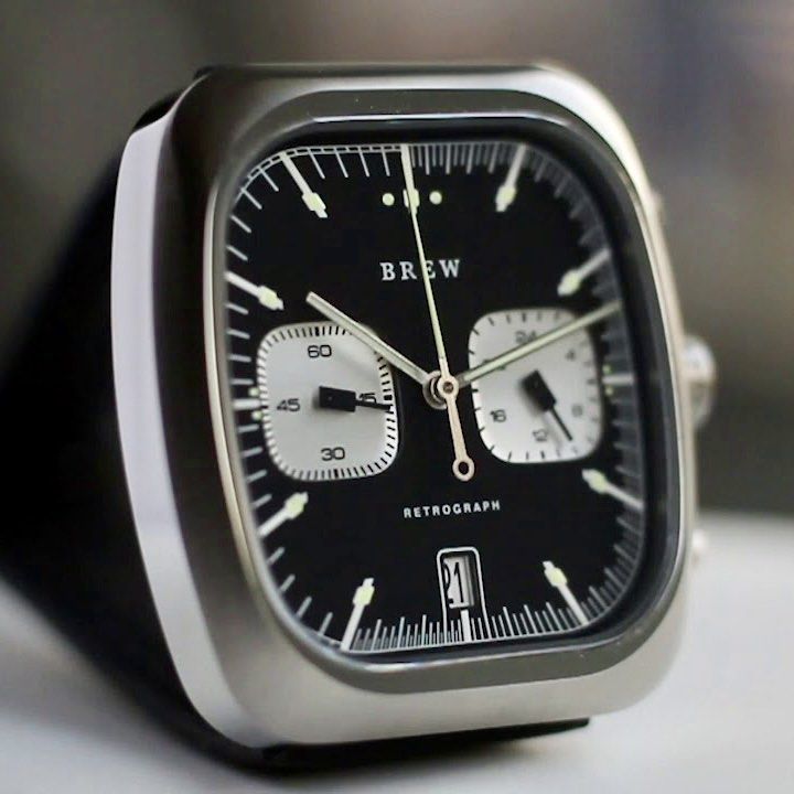 Brew Retrograph Remington Extraction Timer Reverse Panda Chronograph ...