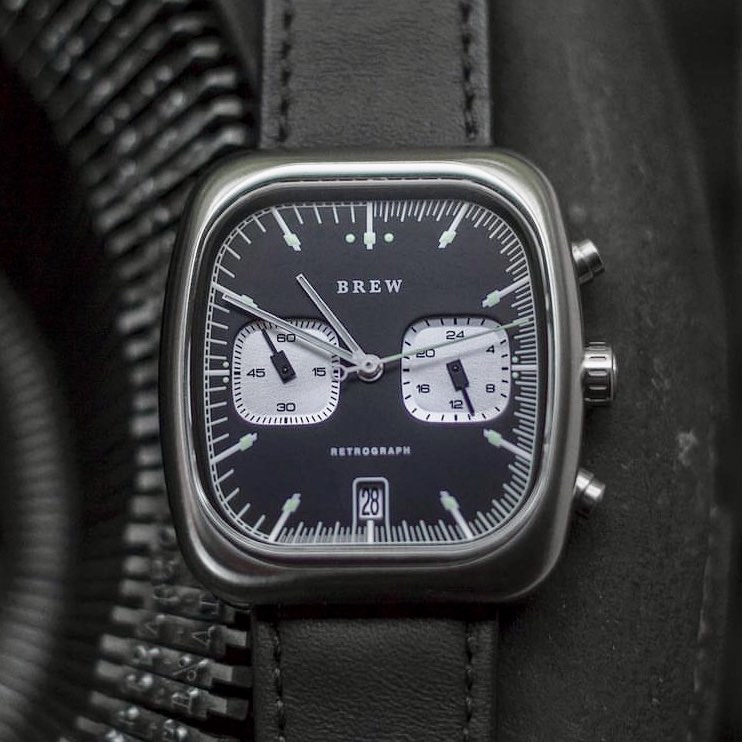 Brew Retrograph Remington Extraction Timer Reverse Panda Chronograph ...