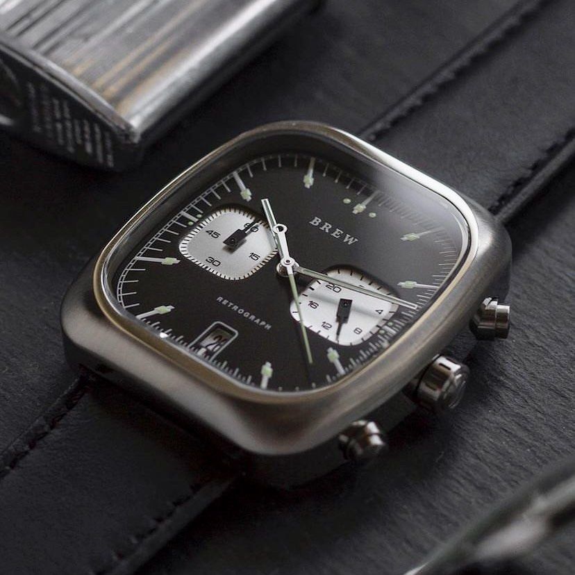 Brew Retrograph Remington Extraction Timer Reverse Panda Chronograph ...