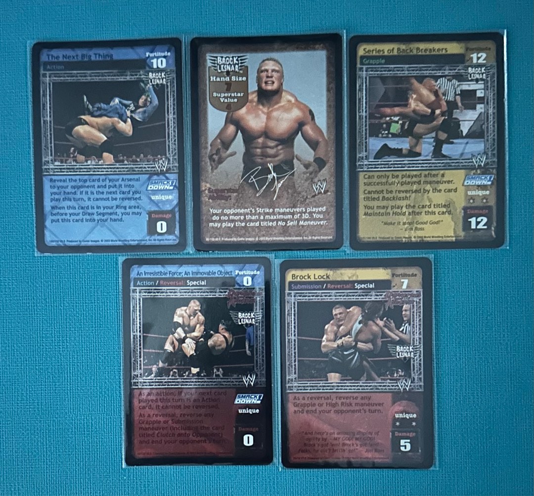 Brock Lesner Starter + Brock Lock WWF WWE RAW DEAL, Hobbies & Toys ...