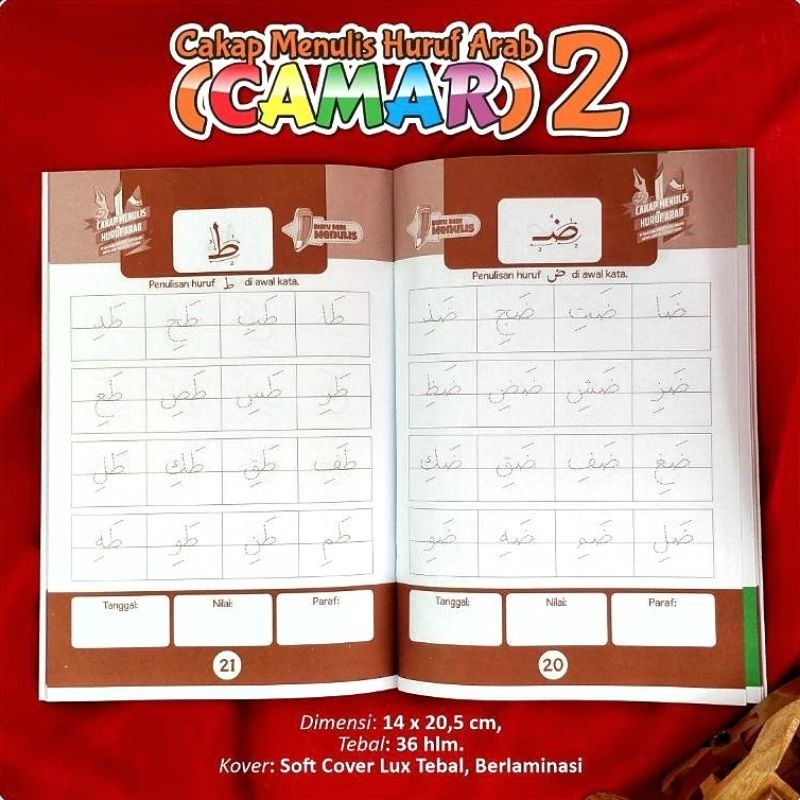 Buku CAKAP MENULIS HURUF ARAB - mahir menulis huruf arab - dasar tulis ...