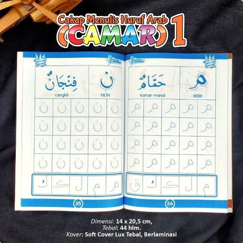 Buku CAKAP MENULIS HURUF ARAB - mahir menulis huruf arab - dasar tulis ...