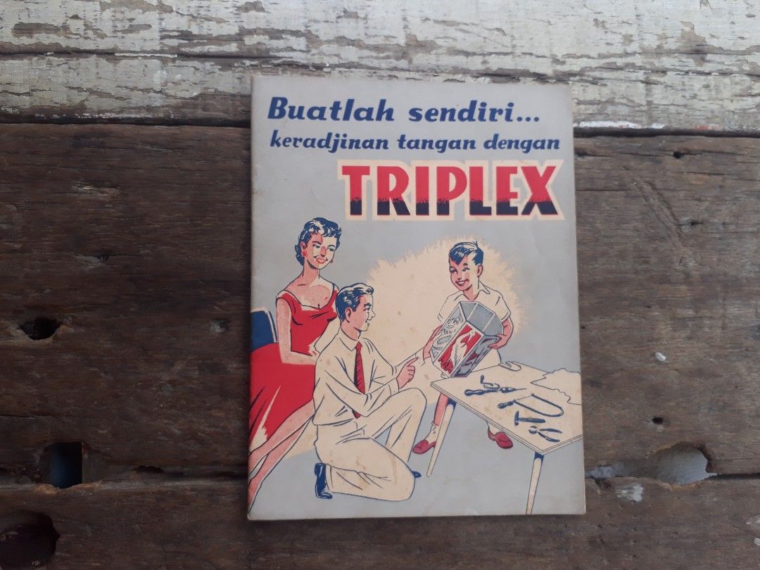 Buku keradjinan triplex jadul, Antik, Lainnya di Carousell
