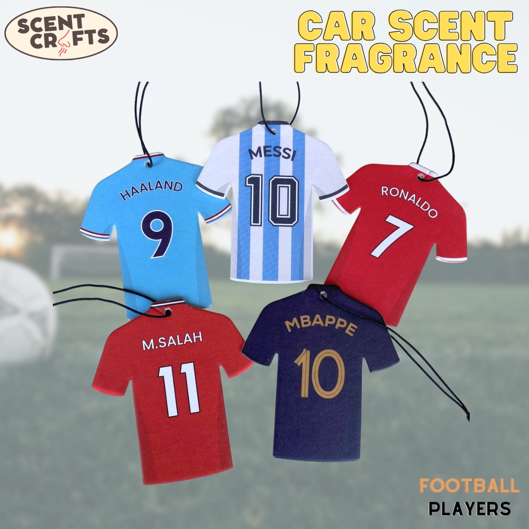 Car Scent Fragrance / Car Air Freshener (NBA Players- Messi, Mbappe ...