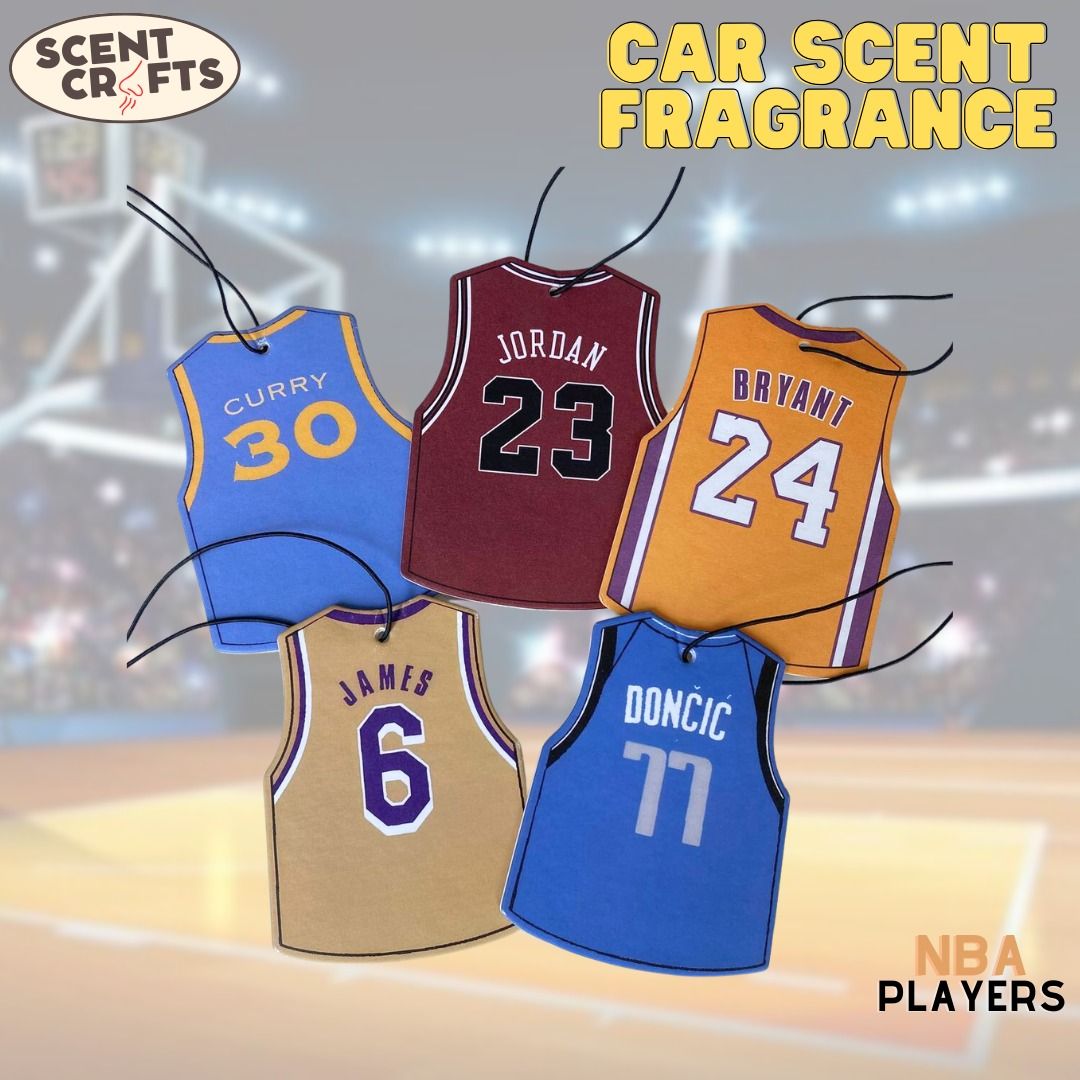 Car Scent Fragrance / Car Air Freshener (NBA Players- Lebron, Jordan ...