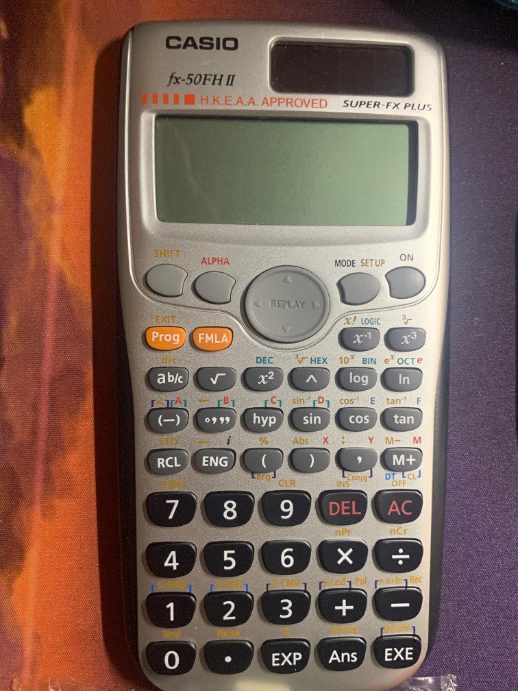 Casio fx 50FH II Calculator計數機, 電腦＆科技, 電腦周邊及配件, 其他 - Carousell