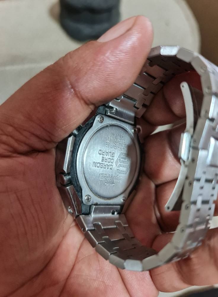 Casio G-Shock GA-2100 Stainless Steel Audemars Piguet AP Moded Full ...