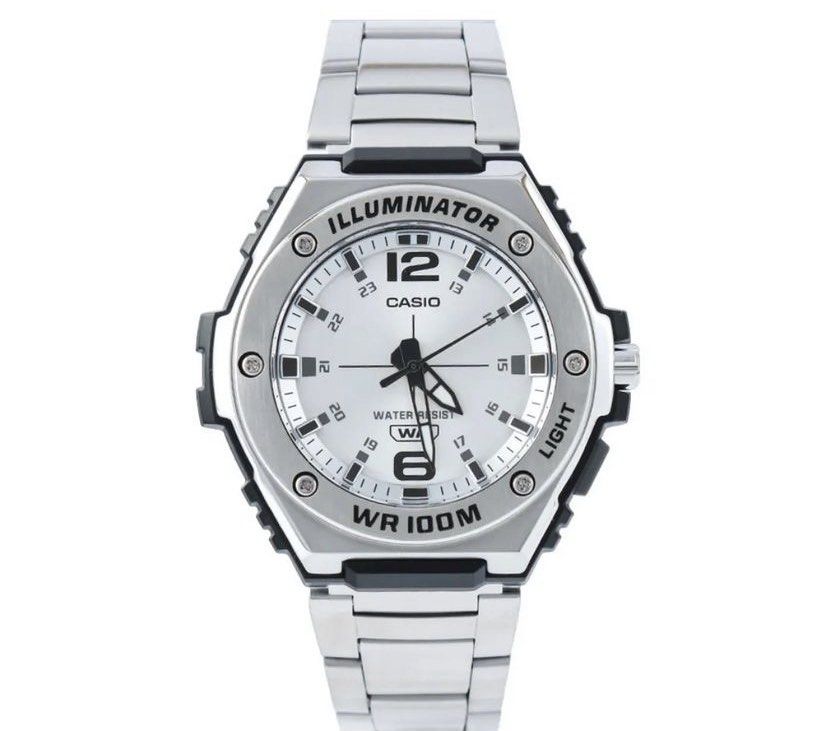Casio Illuminator MWA-100HD-7A Analog Quartz Steel Band MWA100HD-7A ...