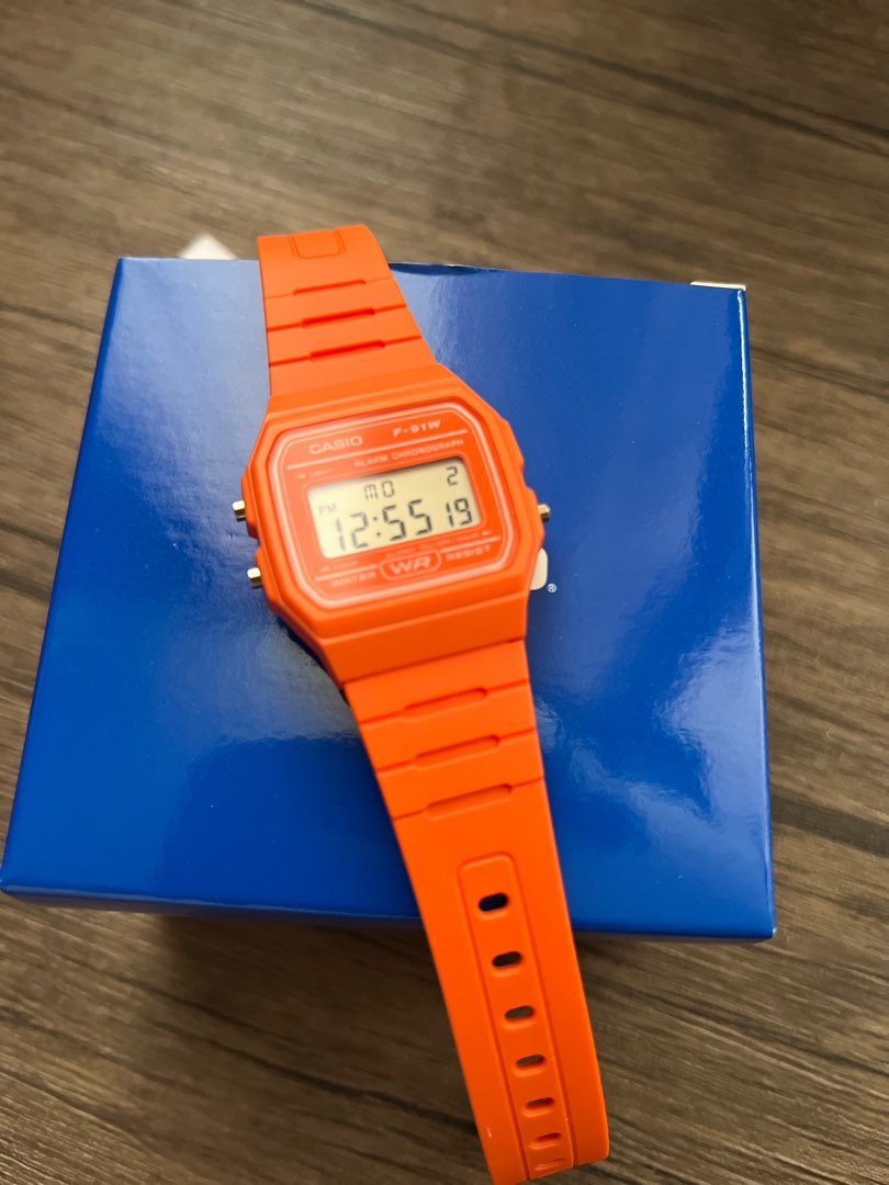 Casio Watch in orange, Women's Fashion, Watches & Accessories, Watches ...