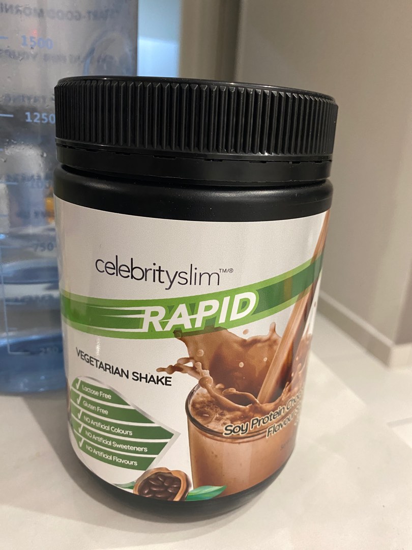 Celebrityslim Rapid soy protein choc, Health & Nutrition, Health ...