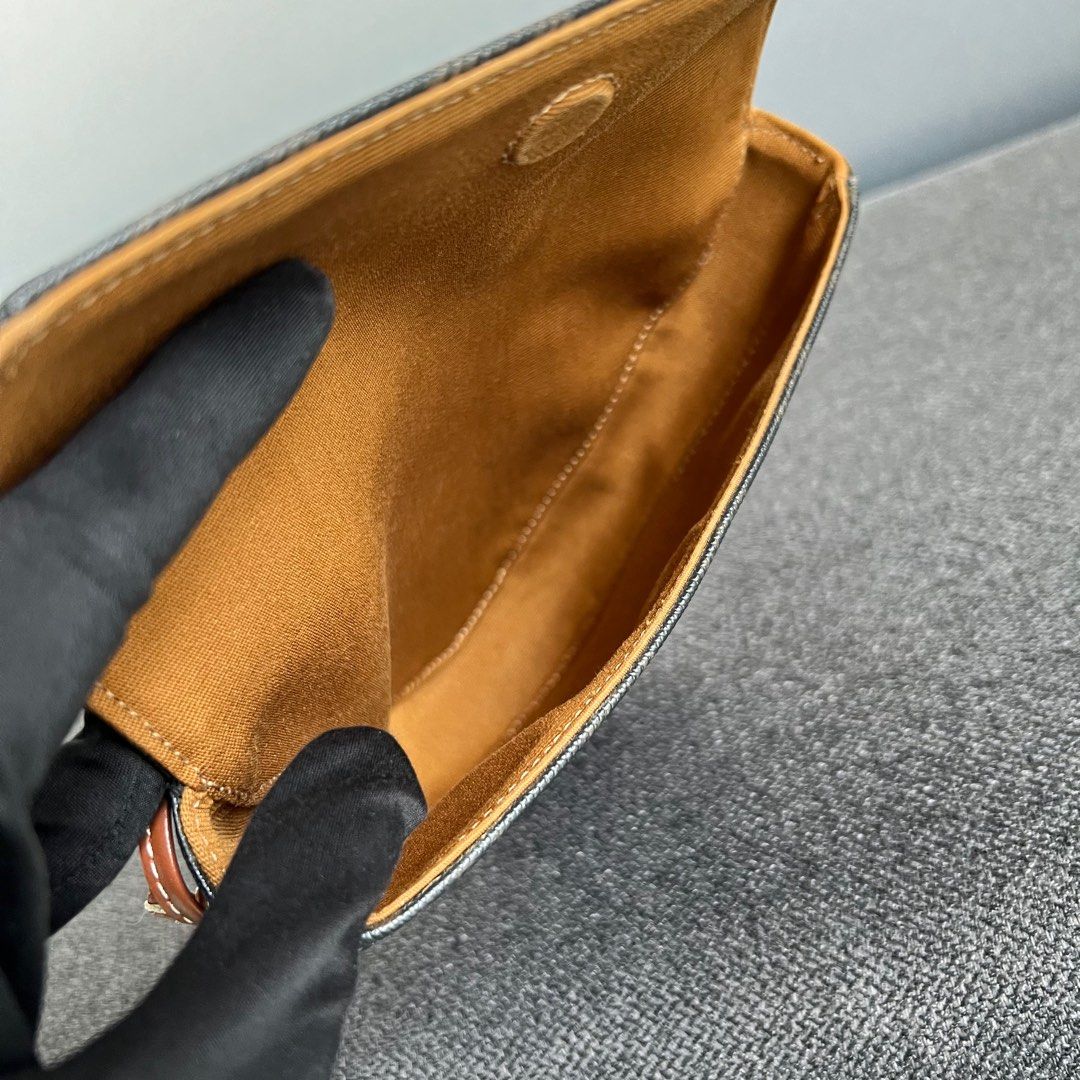 Celine Triangle Bag Canvas Brown, Luxury, Bags & Wallets on Carousell
