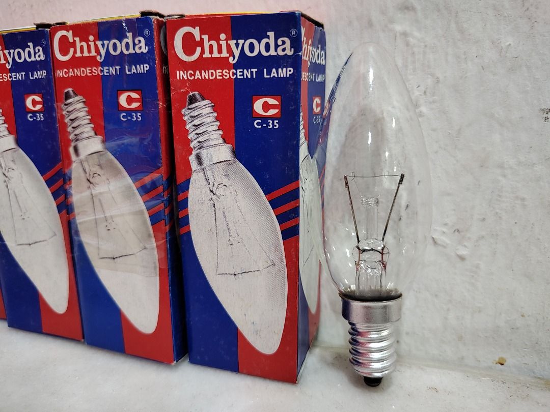 Chiyoda bulb mentol lampu light lamp vintage antik antique lama old ...