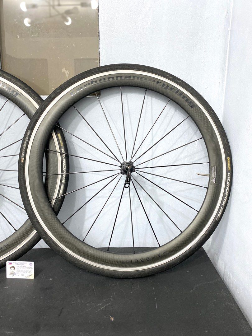 CNC Carbon Nation Cycling 50mm Allu-Carbon Wheelset / Rimset Novatec ...