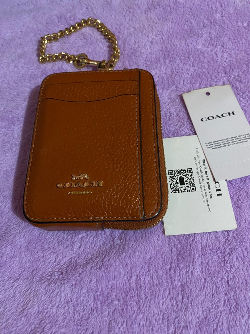 Coach zip card wallet, Women's Fashion, Bags & Wallets, Wallets & Card ...