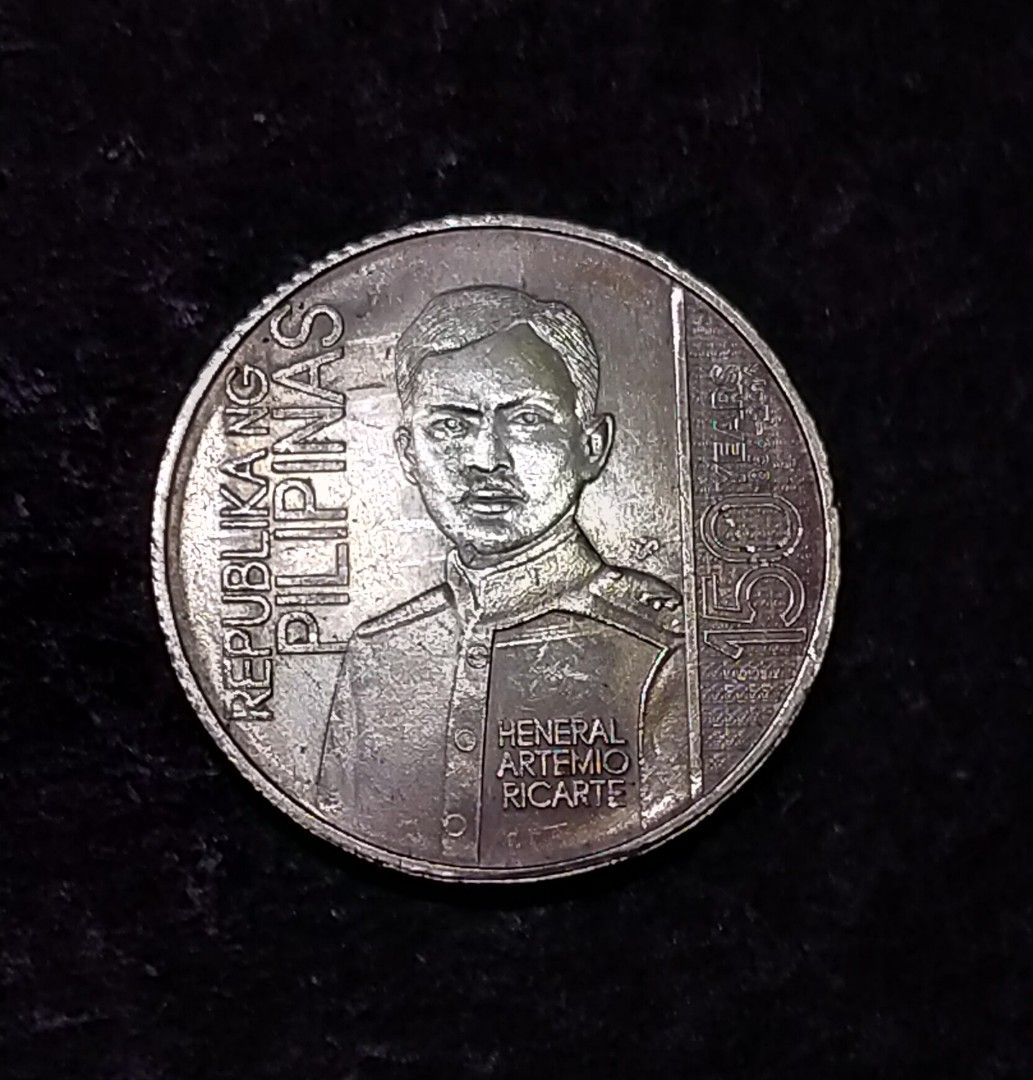Commemorative Coin: 2016 Philippines General Artemio Ricarte 1 Piso old ...