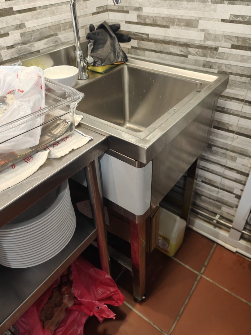 Commercial Stainless Steel Sink, Furniture & Home Living, Bathroom ...