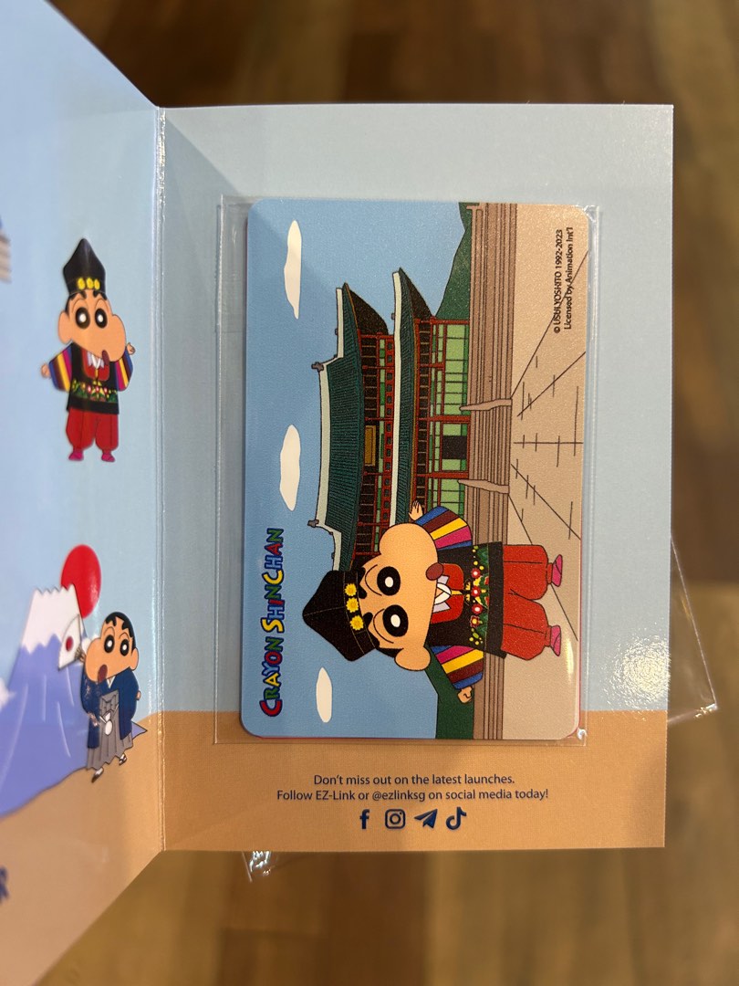 Crayon Shin Chan ezlink card Korea version, Hobbies & Toys, Memorabilia ...