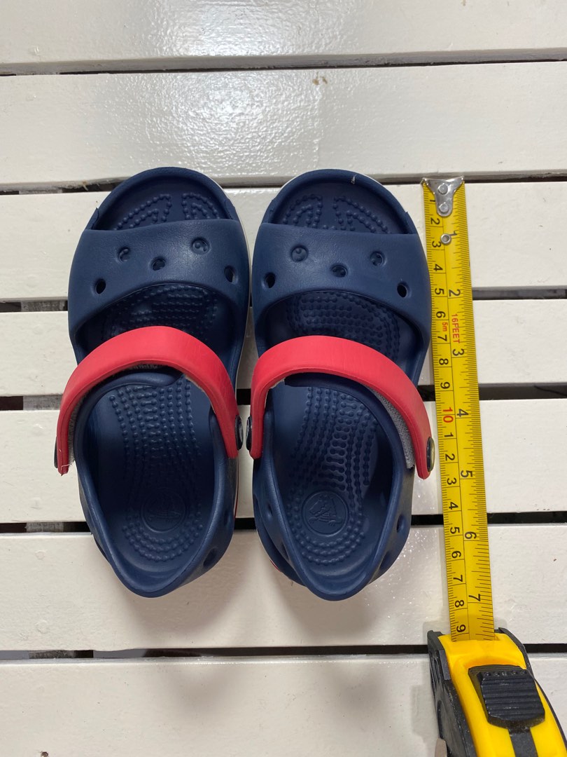 Crocs Bayaband C8 Navy Blue/Red Kids, Babies & Kids, Babies & Kids ...