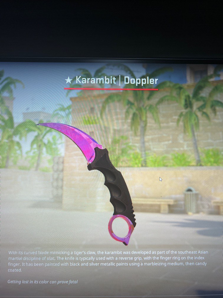 CS2 CSGO Karambit Doppler FN Phase 2, Video Gaming, Video Games, Others ...