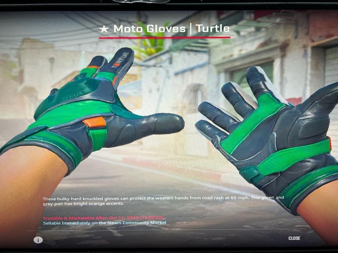 CSGO Moto Gloves | Turtle, Video Gaming, Gaming Accessories, In-Game ...