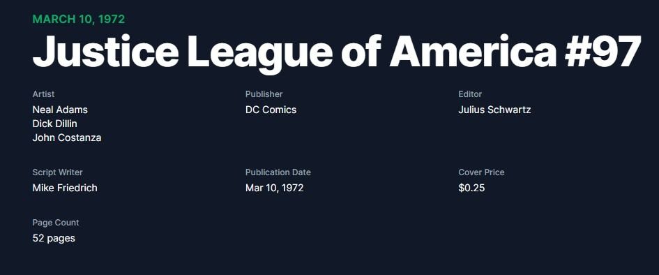 DC Comics Justice League Issue No. 97, Hobbies & Toys, Books ...