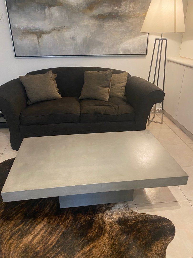 Designer Concrete Coffee Table, Furniture & Home Living, Furniture ...