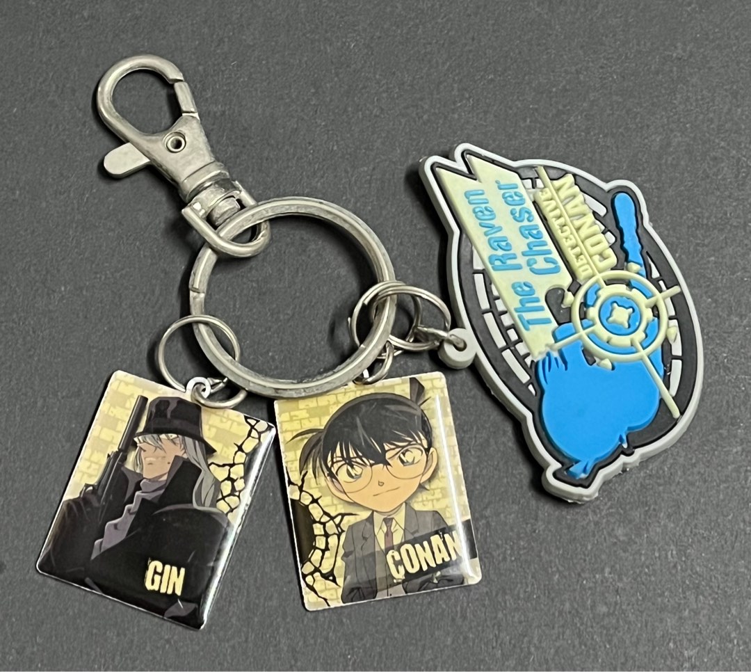 Detective Conan Keychains, Hobbies & Toys, Toys & Games on Carousell