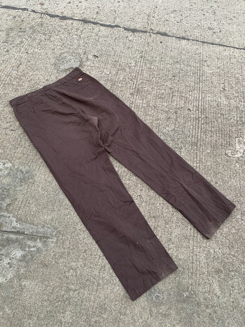 DICKIES 874 CHOCO BROWN PANTS, Men's Fashion, Bottoms, Chinos on Carousell