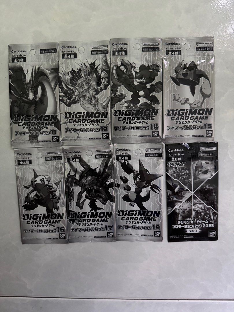 Digimon Promo Card Packs | Tamer Battle, Hobbies & Toys, Toys & Games ...