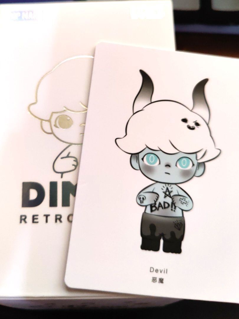 Dimoo Retro Devil / Angel + Devil Pair, Hobbies & Toys, Toys & Games on ...