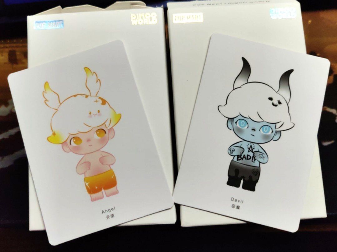 Dimoo Retro Devil / Angel + Devil Pair, Hobbies & Toys, Toys & Games on ...