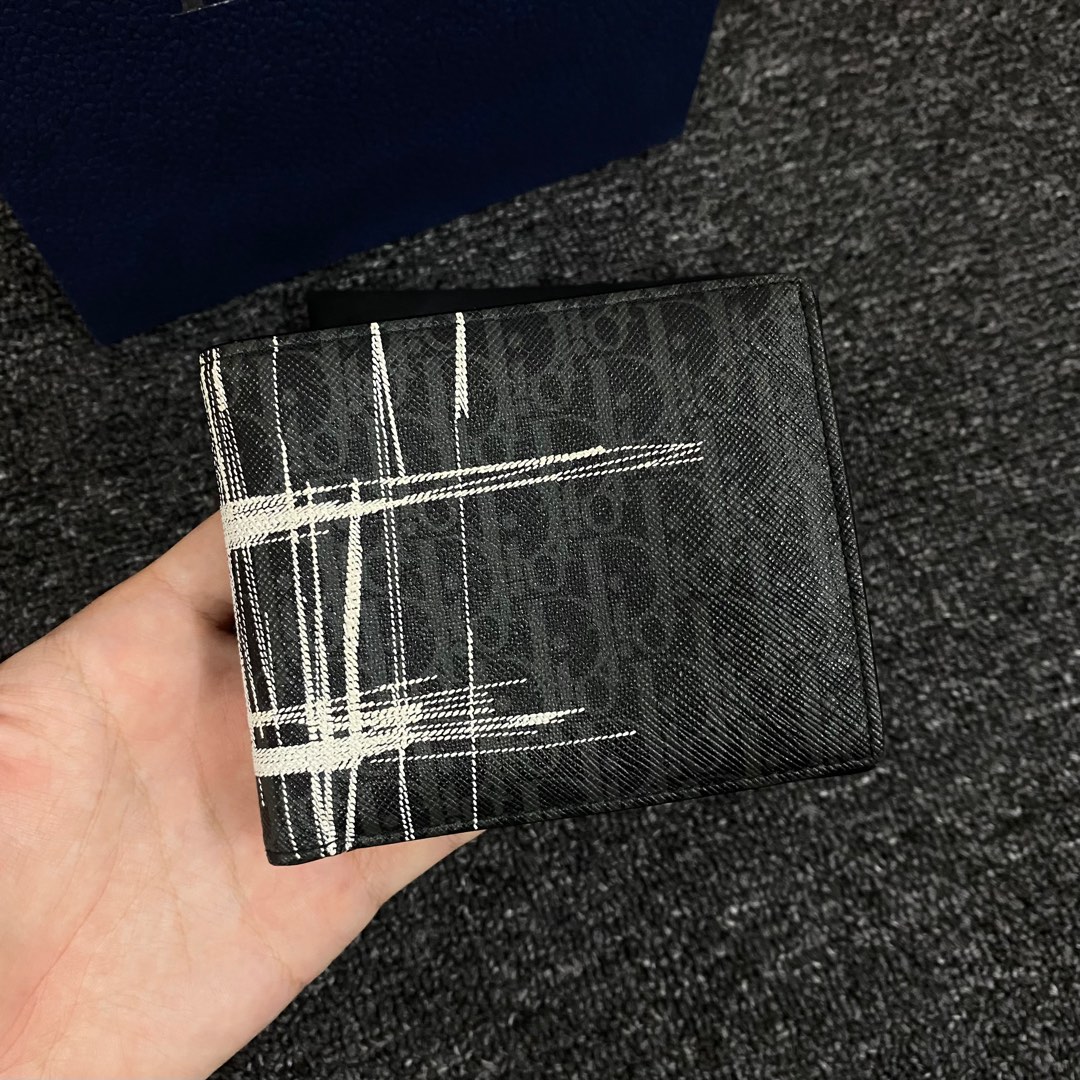 Dior Graffiti Monogram Wallet, Luxury, Bags & Wallets on Carousell