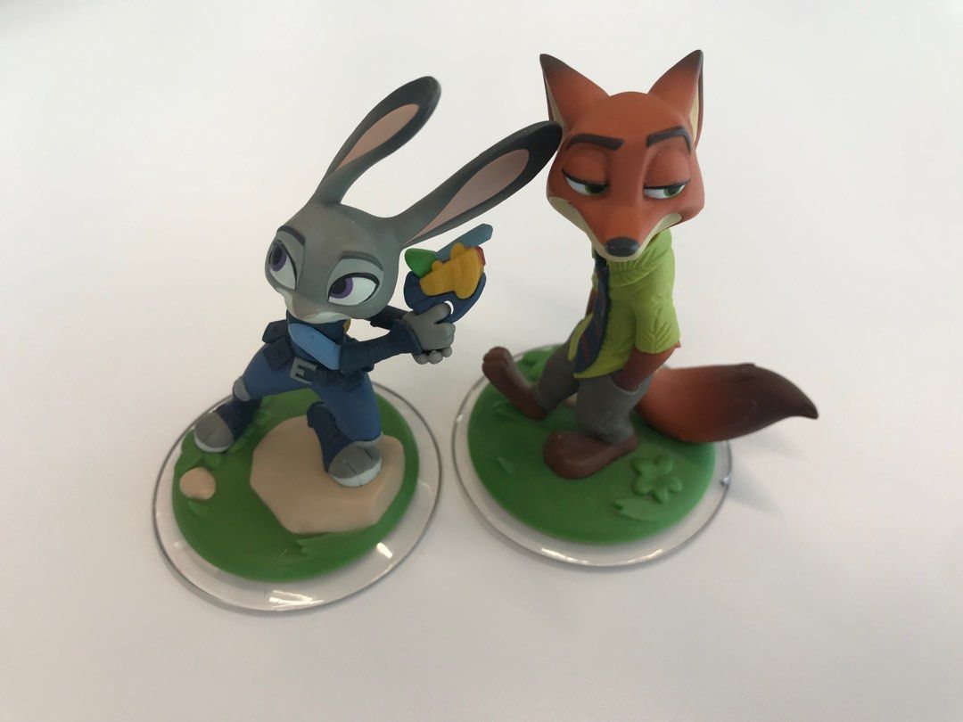 Disney infinity 3.0 Zootopia Nick Wilde and Judy Hopps, Hobbies & Toys ...