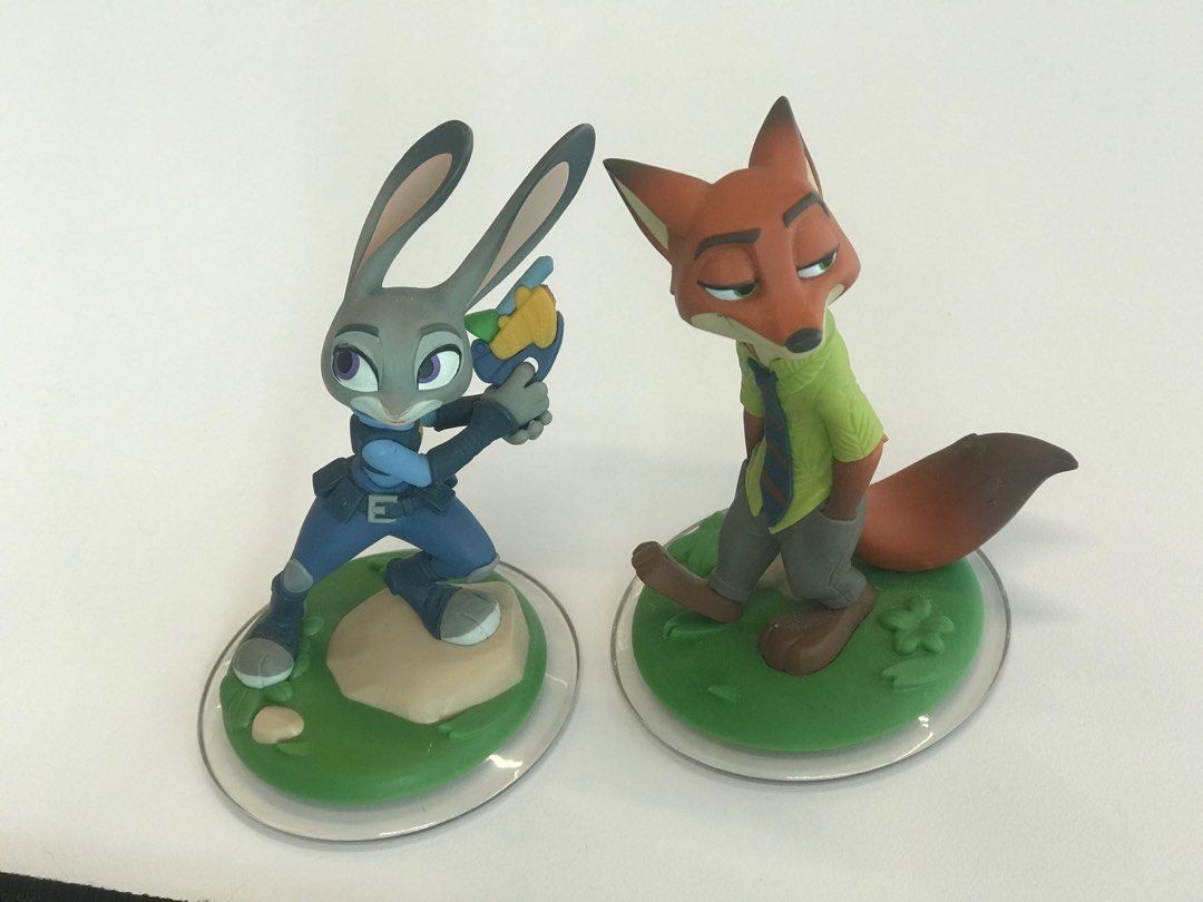Disney infinity 3.0 Zootopia Nick Wilde and Judy Hopps, Hobbies & Toys ...