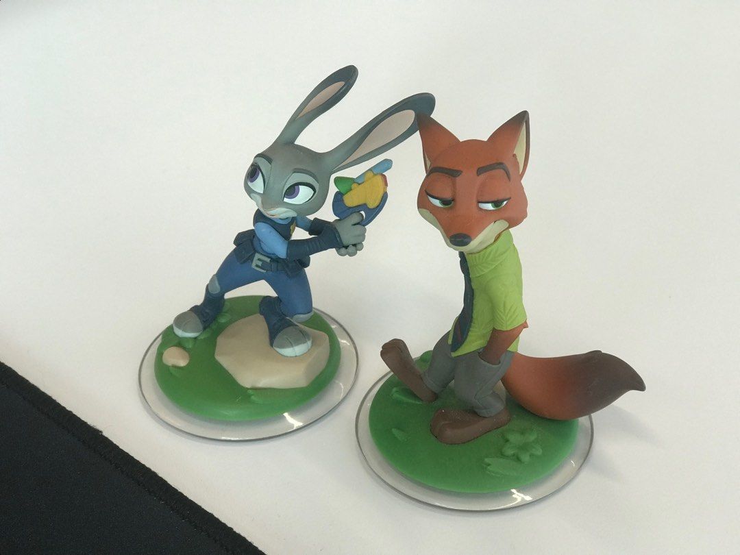 Disney infinity 3.0 Zootopia Nick Wilde and Judy Hopps, Hobbies & Toys ...
