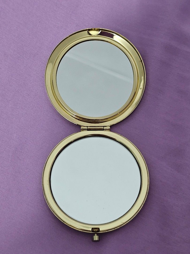 Disney The Little Mermaid Gold Compact Mirror, Furniture & Home Living ...